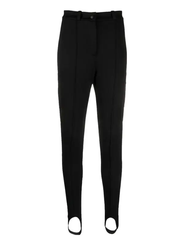 Casablanca Skinny Cut Stirrup Trousers - Black