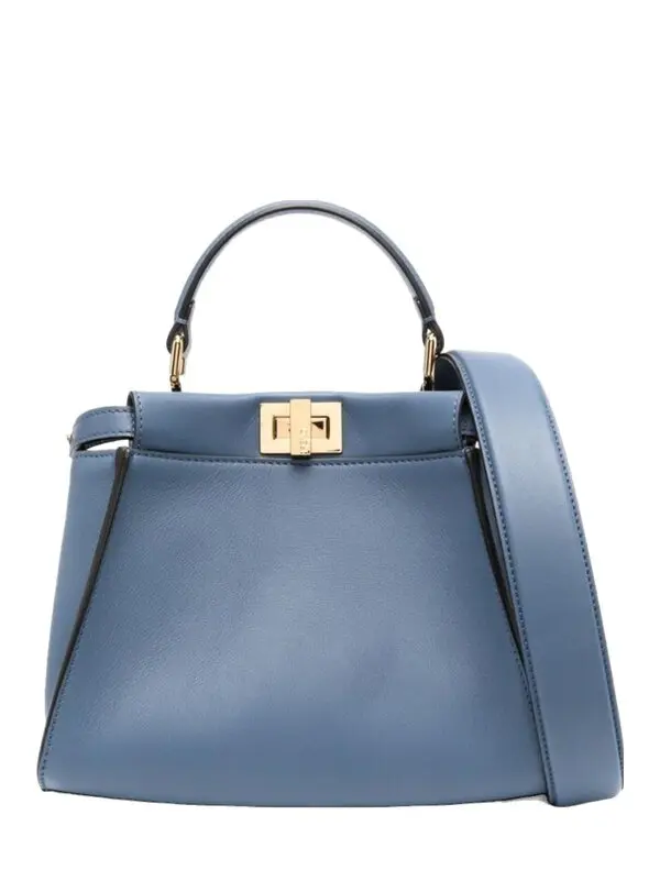 Fendi Peekaboo Mini Shoulder Bag - Blue