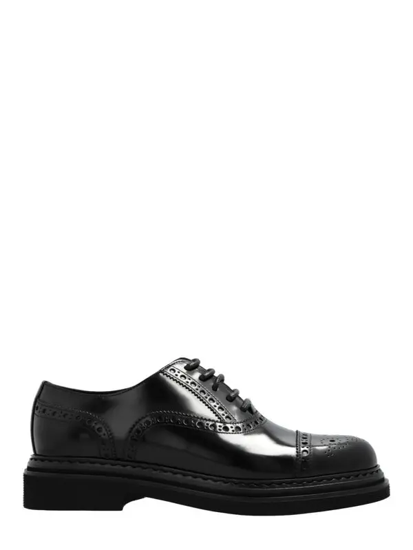 Dolce & Gabbana Lace-up Platform Shoes - Black