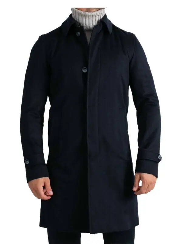Herno Mid-length Tailored Coat - Bl