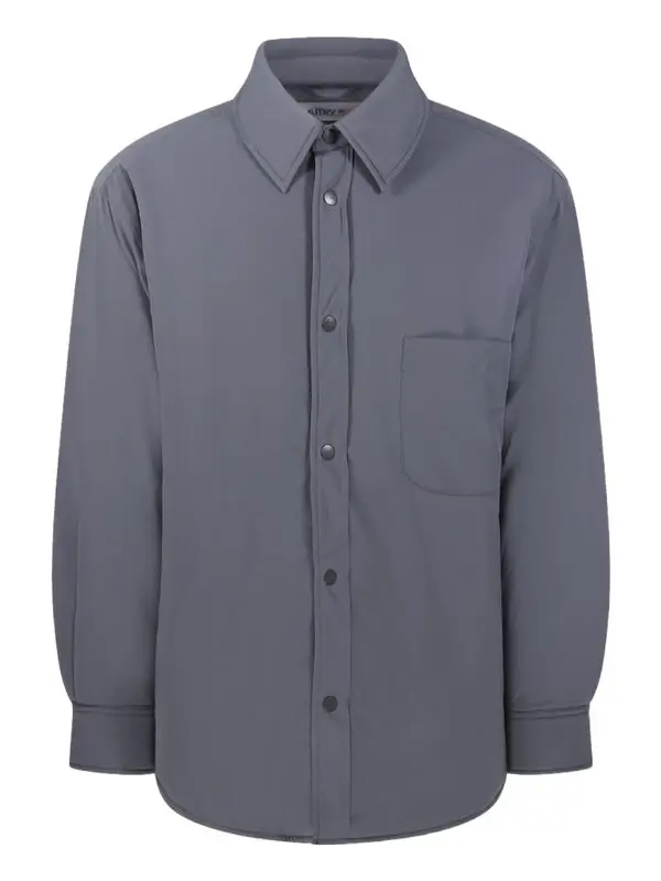 AUTRY Shirt Jacket With Buckle Details - Gray