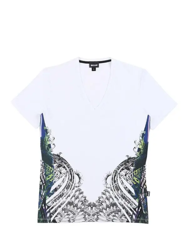 Just Cavalli Printed T-shirt - White