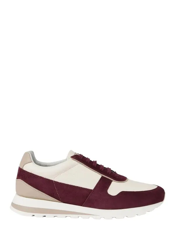 Brunello Cucinelli Suede Sneakers - White