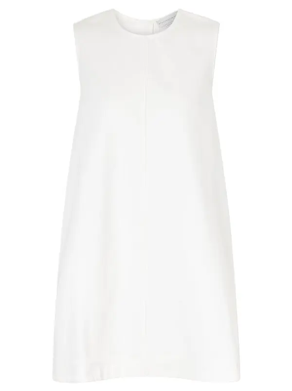 Stella McCartney Denim Mini Dress - White