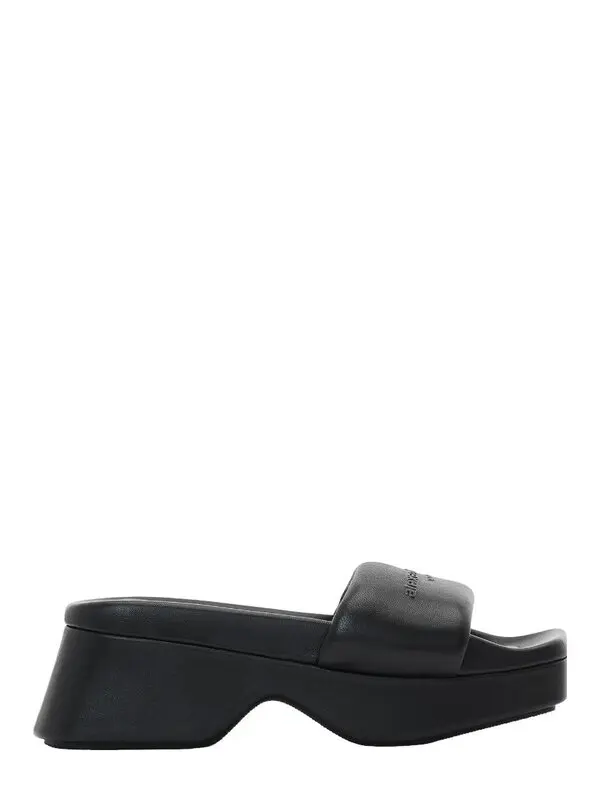 Alexander Wang Platform Float Slides - Black