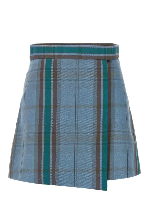 VIVIENNE WESTWOOD Checked Pleated Mini Skirt - Multicolor