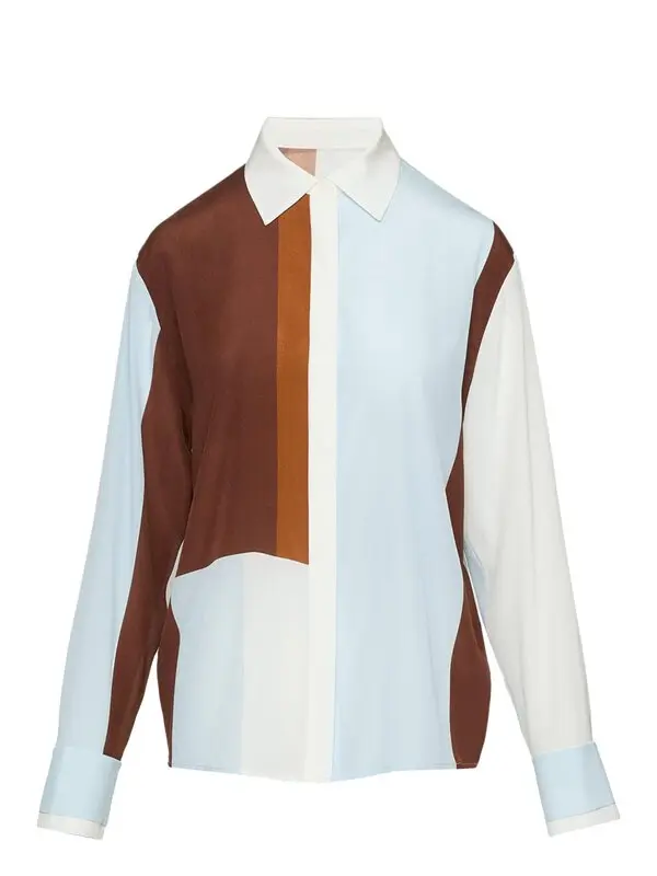 SIR. Color-blocked Shirt - White
