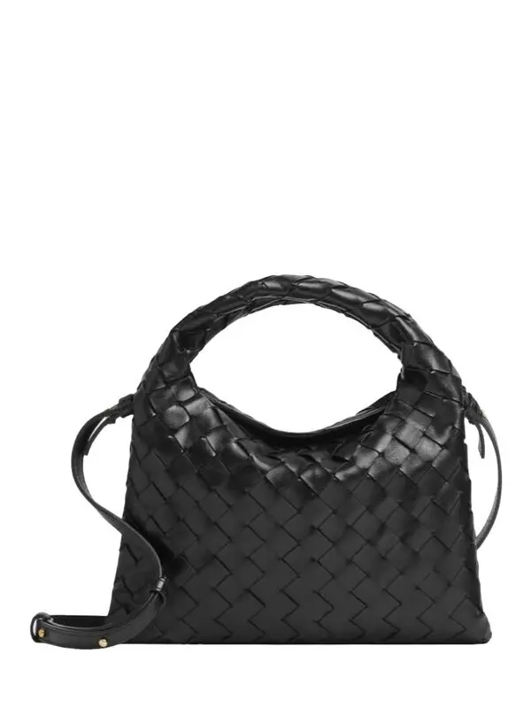 Bottega Veneta Hop Mini Top Handle Bag - Black