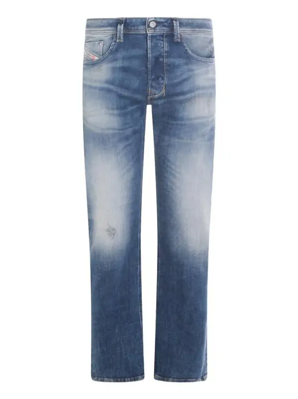 DIESEL® Logo Patch Jeans - Blue