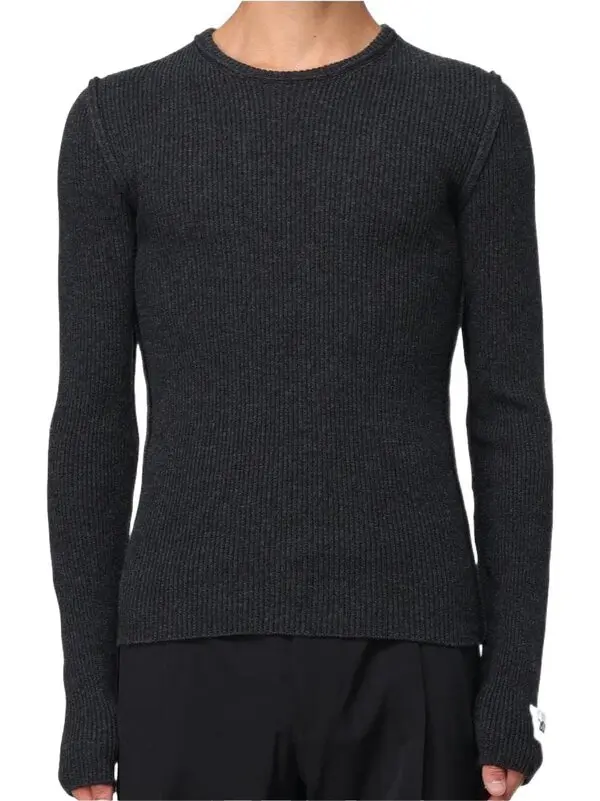 Dolce & Gabbana Long-sleeved Ribbed Sweater - Black