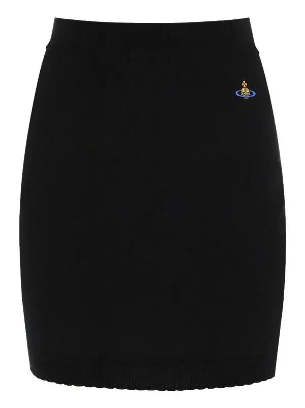 VIVIENNE WESTWOOD Orb Knitted Mini Skirt - No