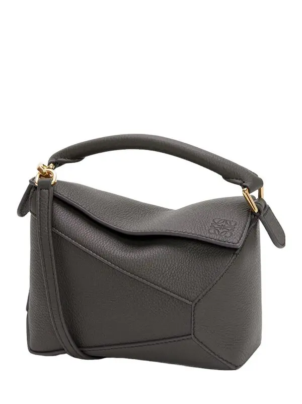 Loewe Puzzle Mini Shoulder Bag - Black