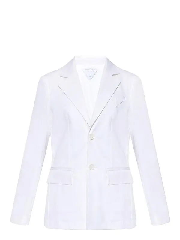 Bottega Veneta Single-breasted Suit Jacket - White