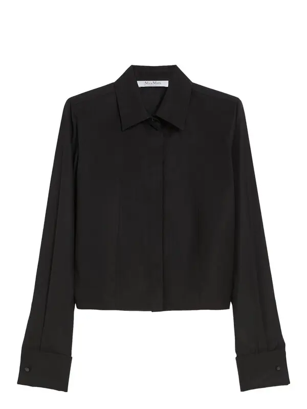 Max Mara Long Sleeve Button-up Shirt - Black
