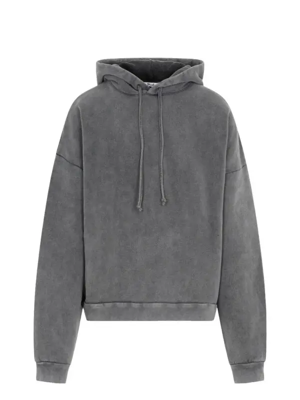 Acne Studios Logo Patch Drawstring Hoodie - No
