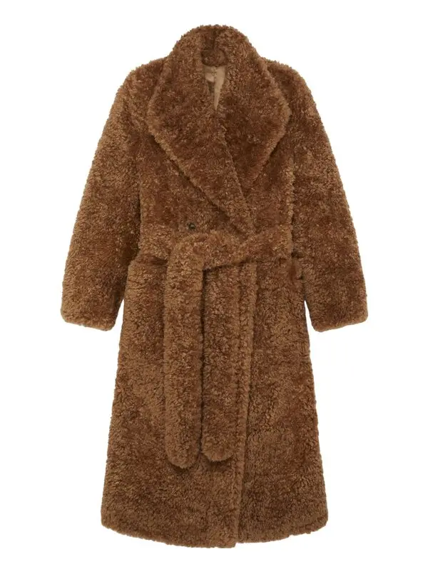 Stella McCartney Belted Wrap Coat - Brown