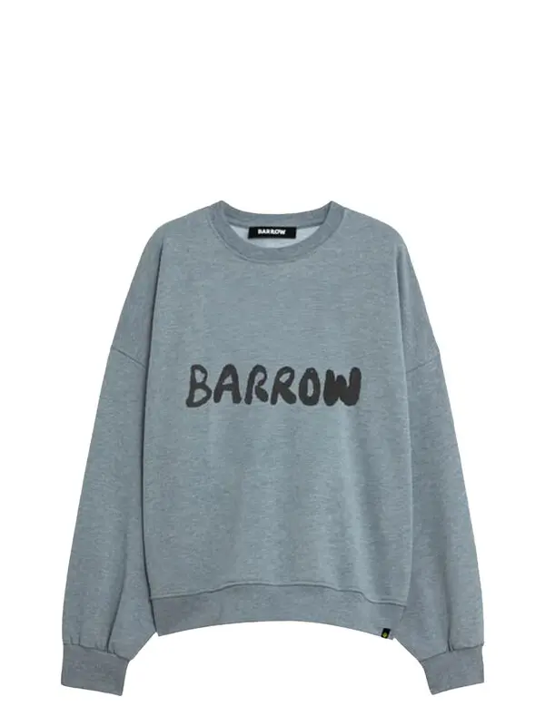 BARROW Logo Print Sweatshirt - Gray