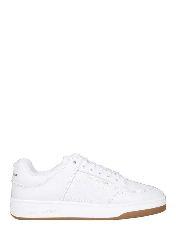 Saint Laurent Sl/61 Lace-up Sneakers - White