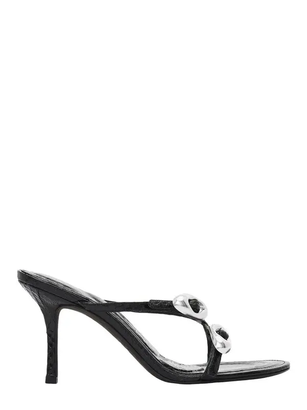 Alexander Wang Dome Strappy Stiletto Sandals - Black