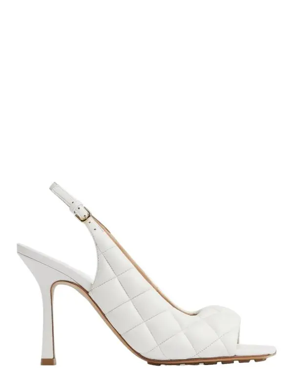 Bottega Veneta Padded Slingback Sandals - White