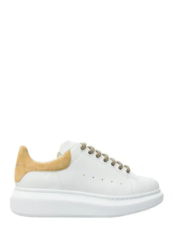 Alexander McQueen Chunky Oversized Lace-up Sneakers - White