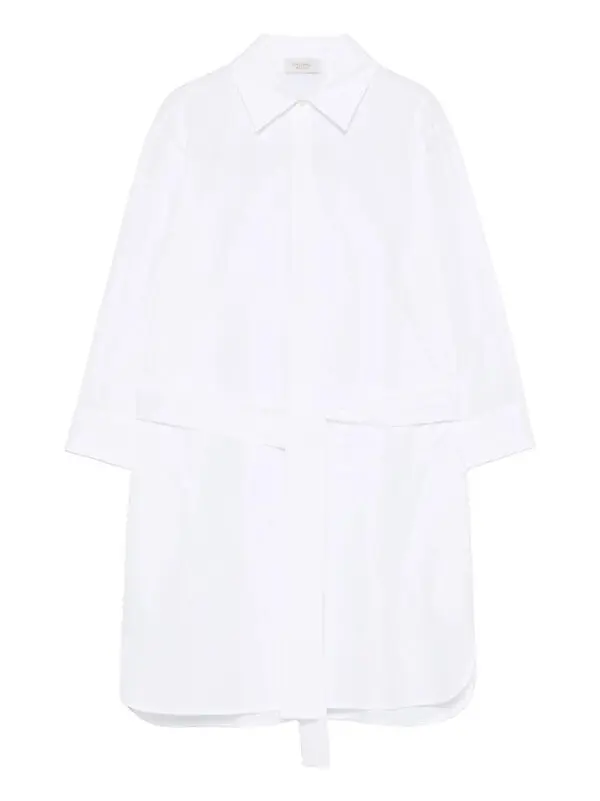 MAZZARELLI Shirt With Pussy-bow Collar - White