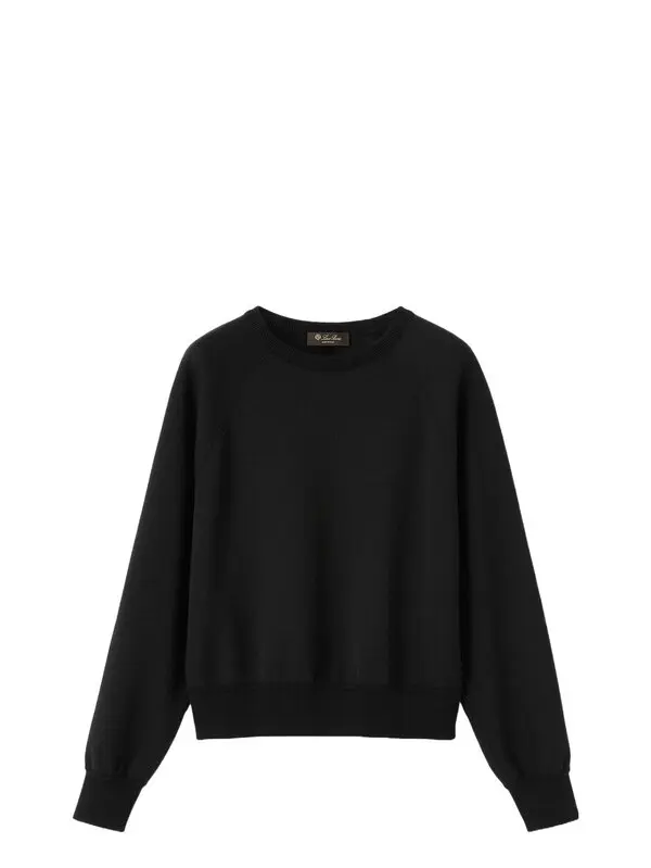 Loro Piana Crewneck Sweatshirt - Black