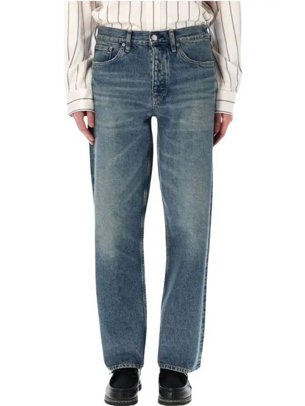 SUNFLOWER Loose Fit Straight Leg Jeans - Blue