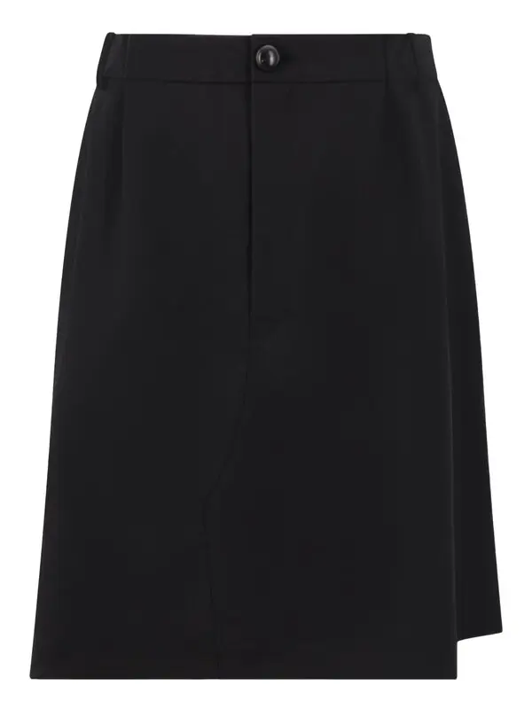NAMACHEKO Tidam Layered Twill Shorts - Black