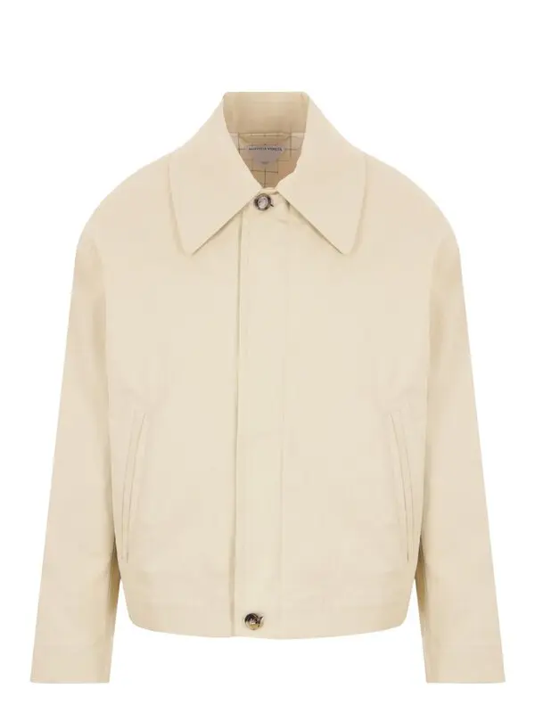 Bottega Veneta Long Sleeved Stretch Jacket - Nude