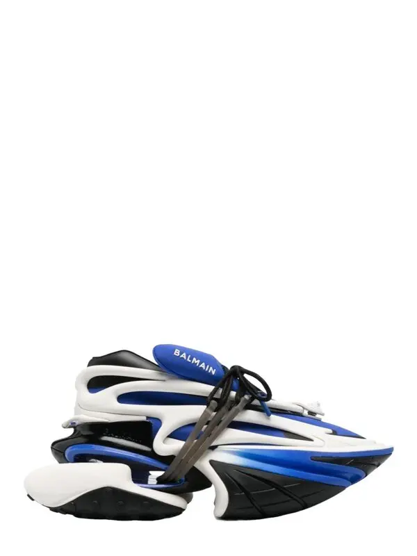 Balmain Unicorn Lace-up Sneakers - Black