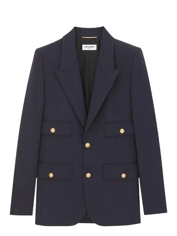 Saint Laurent Single-breasted Jacket - No