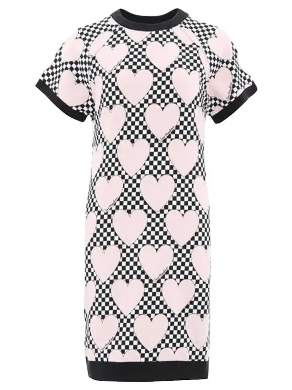 Moschino Love Printed T-shirt Dress - Pink