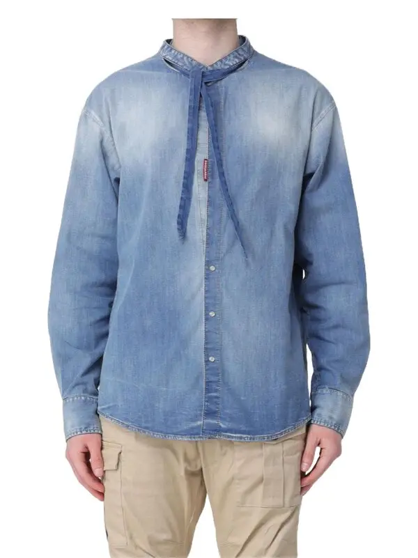 Dsquared2 Long-sleeved Denim Shirt - Blue