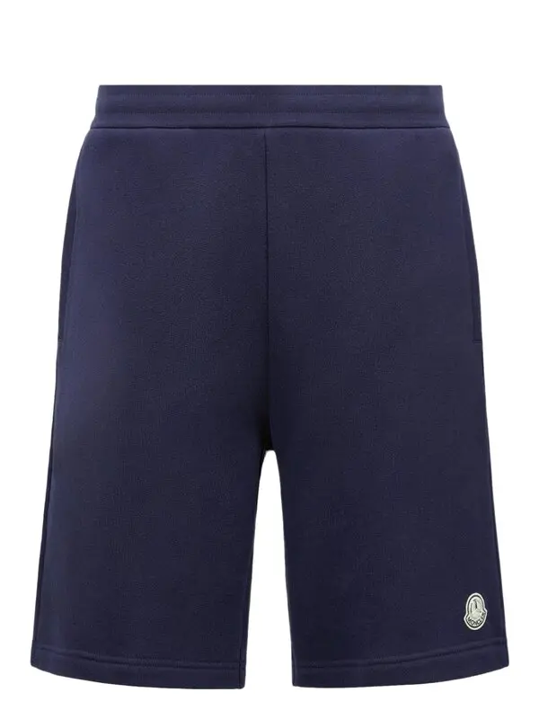 Moncler X Mercedes-benz Nigo Cotton Shorts - Blue Coral