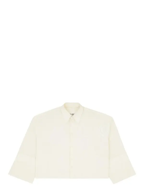 MAISON MARGIELA Wide-sleeved Poplin Shirt - Ivory