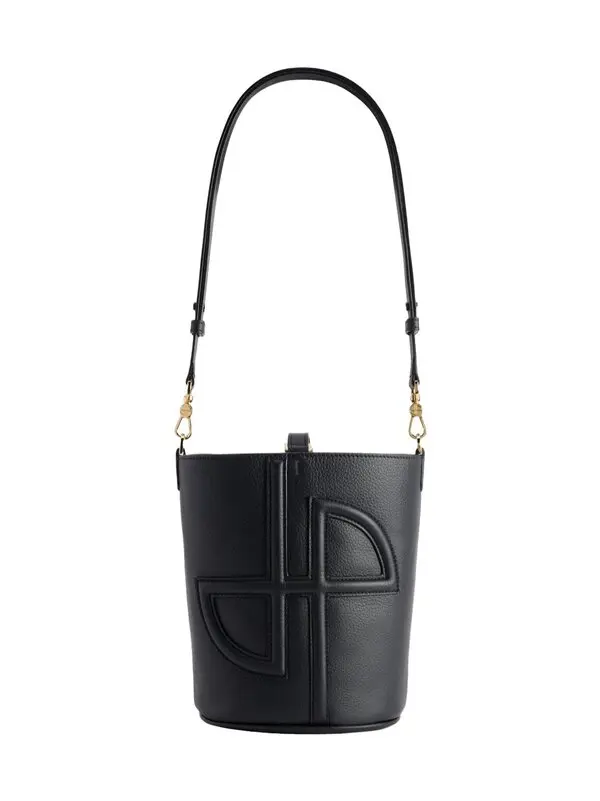 PATOU Bucket Crossbody Bag - Black