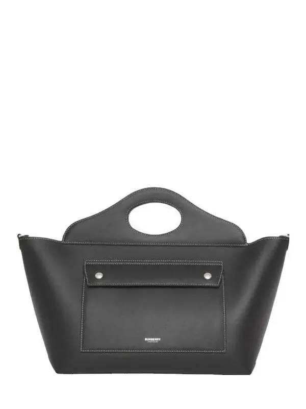 Burberry Small Pocket Tote Bag - Black