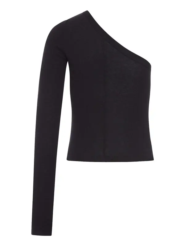 Rick Owens One-shoulder T-shirt - Black