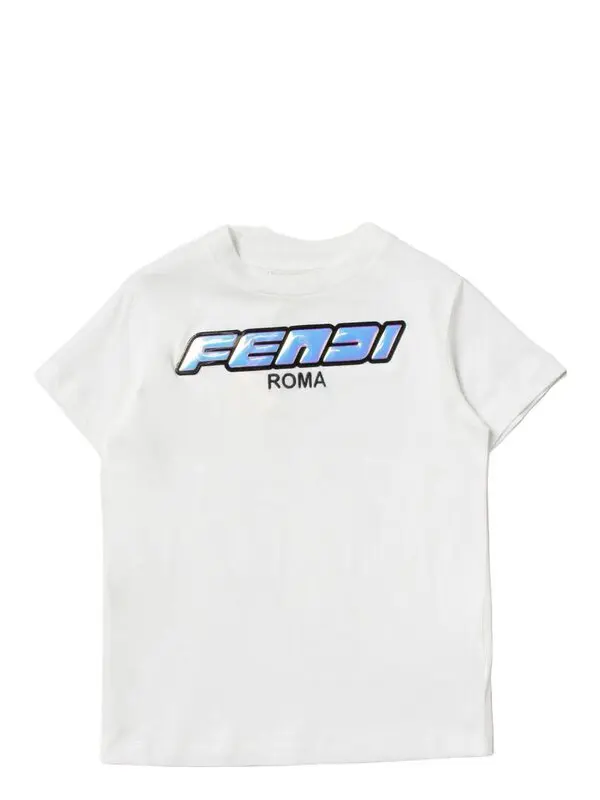 Fendi Logo Print T-shirt - White
