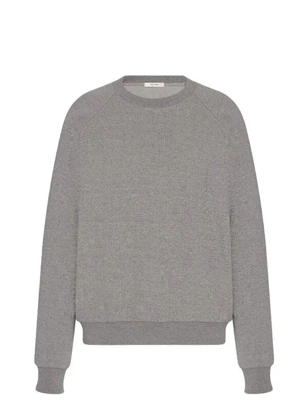 THE ROW Eulalia Knitted Sweatshirt - Mixed-color Gray