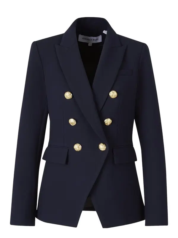 Veronica Beard Double-breasted Blazer - Black