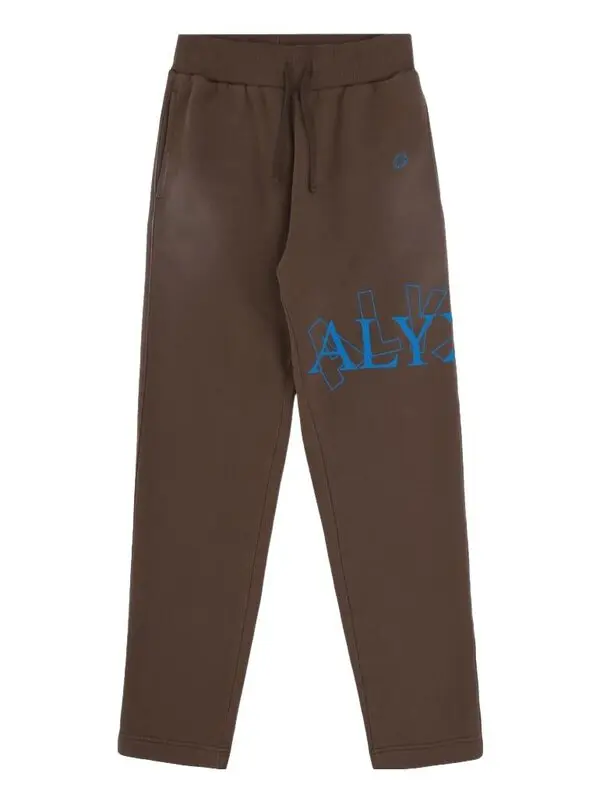 1017 Alyx 9sm Logo-print Tapered Sweatpants - Brown