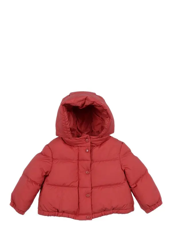 Moncler Quilted Hooded Jacket - Brown