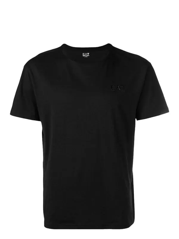EA7 Logo Printed T-shirt - Black