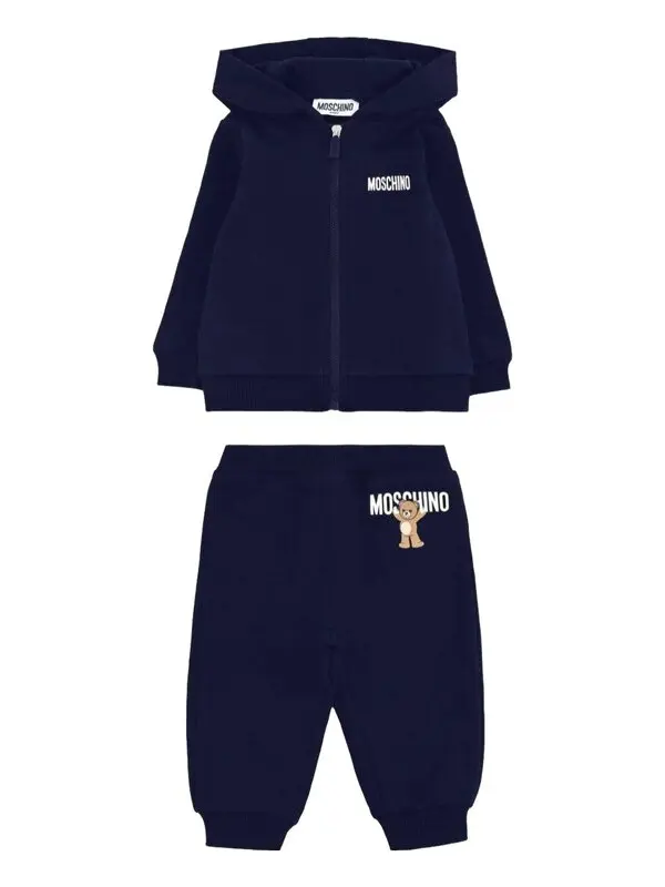 Moschino Teddy Bear Print Two-piece Set - Blu Navy