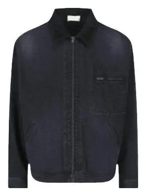 THE ROW Zip-up Pocket Jacket - Black