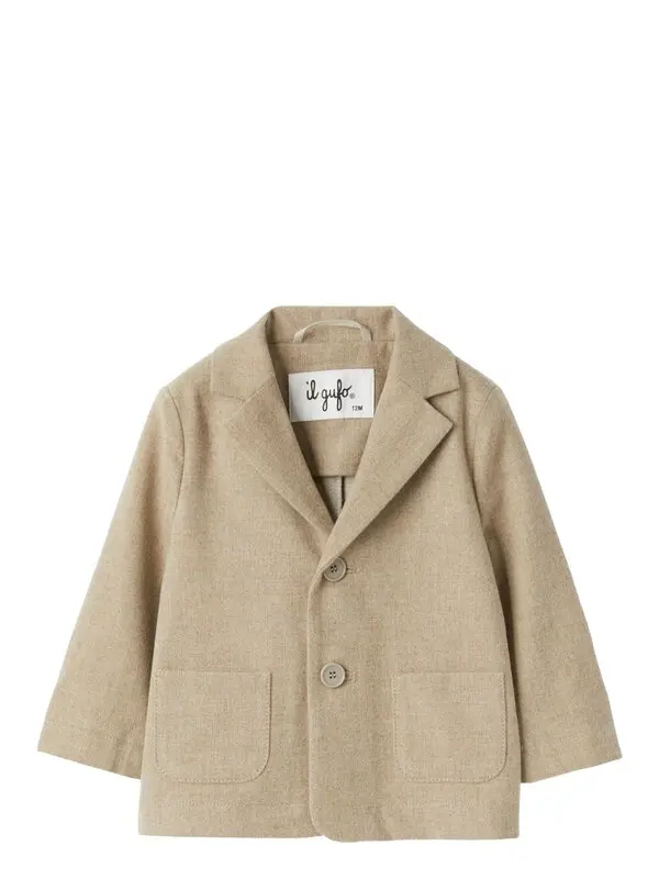 IL GUFO Single-breasted Blazer - Beige