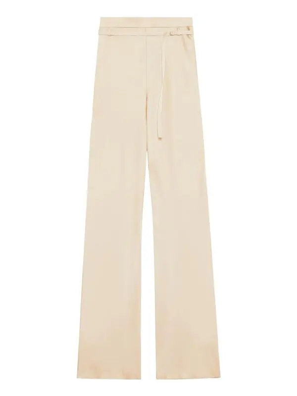 Patrizia Pepe High Waist Tailored Pants - Nude