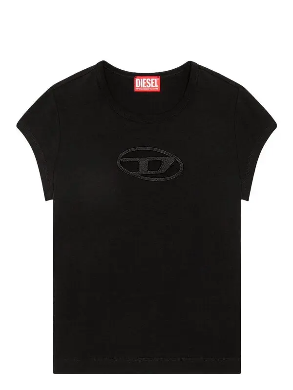 DIESEL® T-angie Peekaboo Logo T-shirt - Black